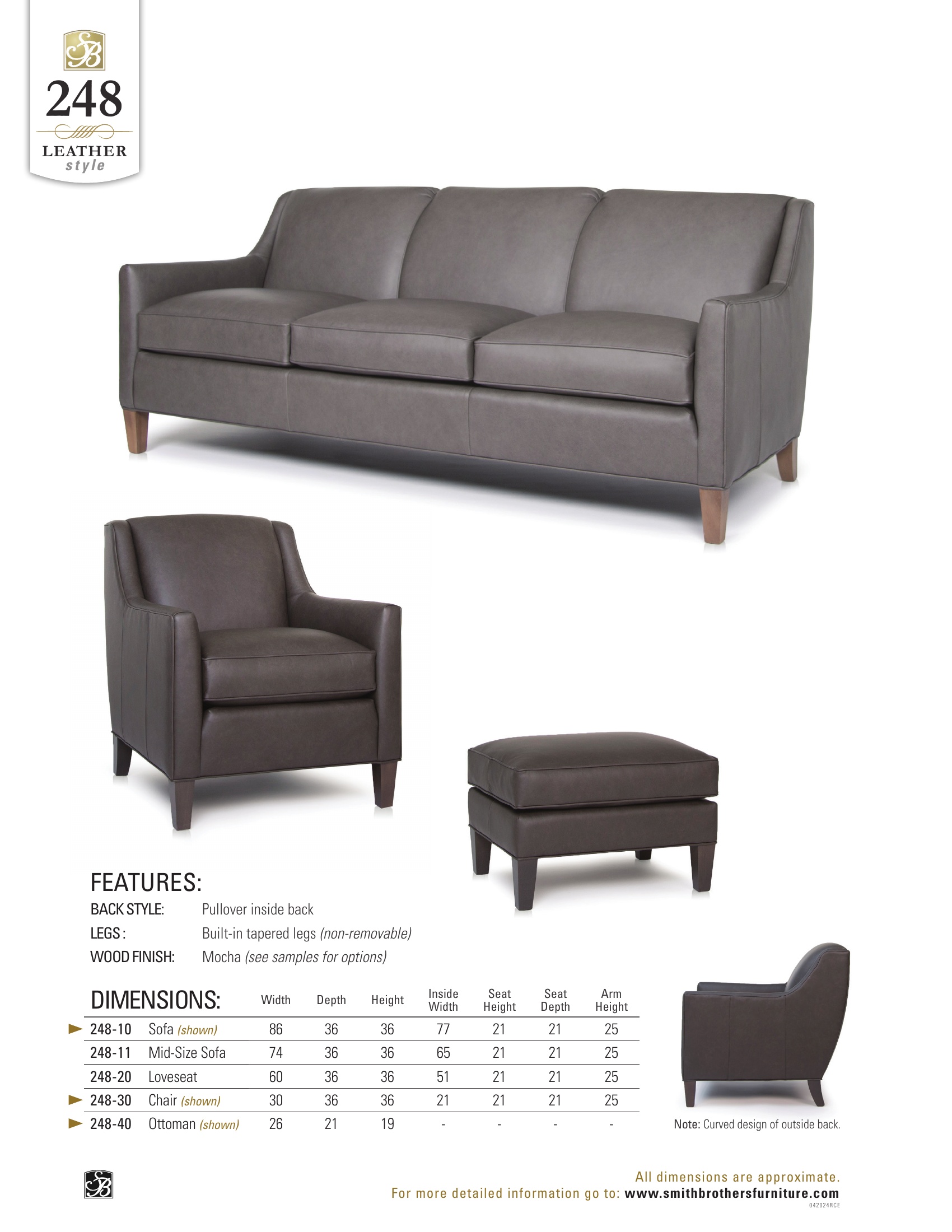 248 Sofa | Saugerties Furniture